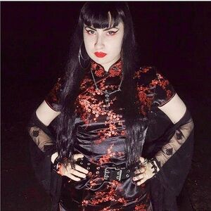 Goth Mall | Dresses | Goth Cheongsam Cocktail Dress | Poshmark